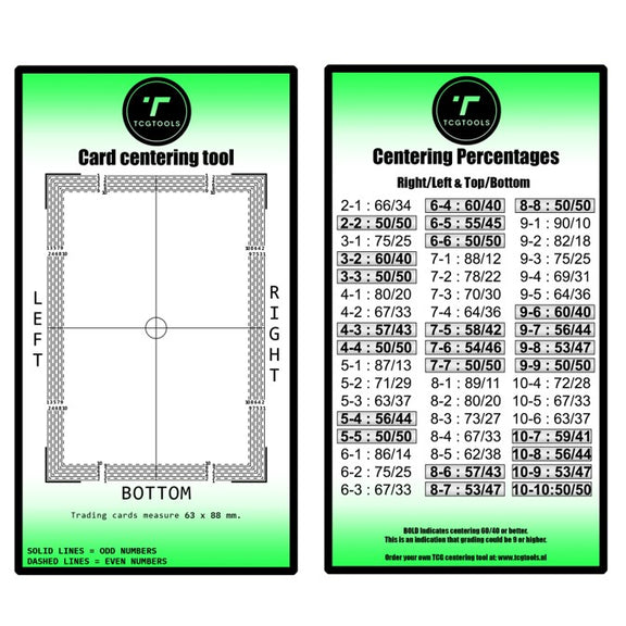 Card Centering Tool - TcgTools